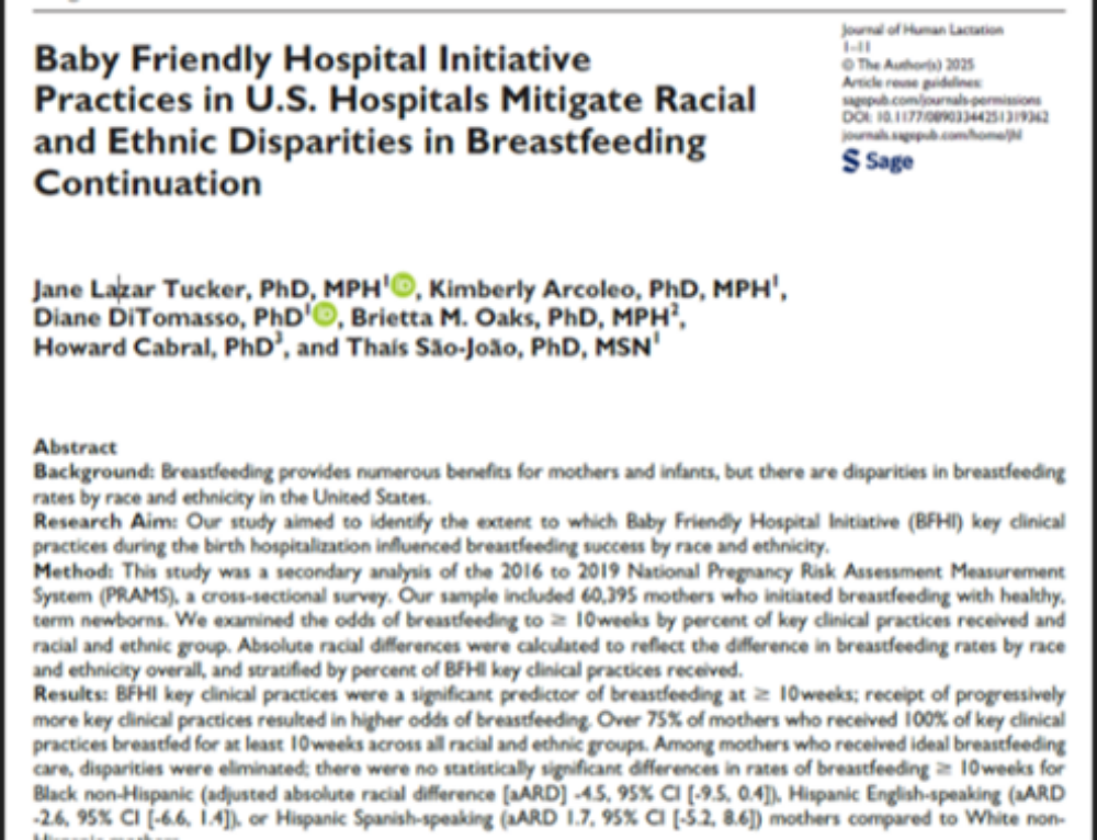 Baby-Friendly USA - BFUSA Releases Updated BFHI Guidelines and ...